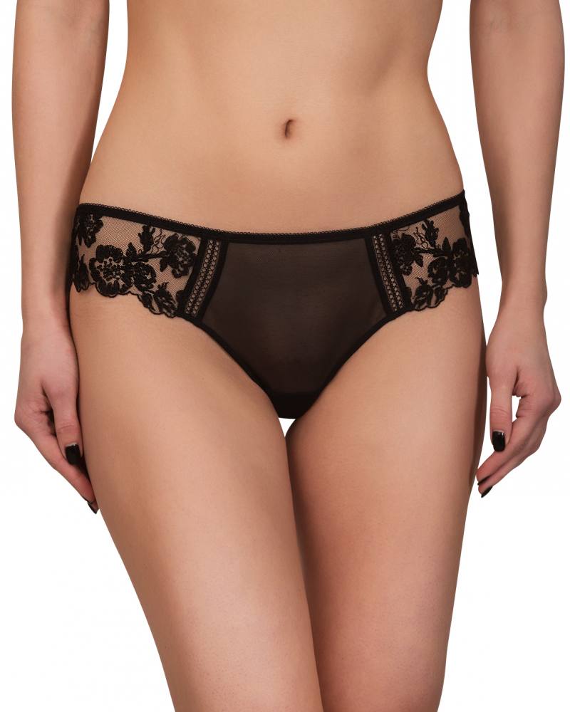 String Tanga Black Label schwarz aus Spitze Gr.40 String Tanga Black Label schwarz aus Spitze Gr.40
